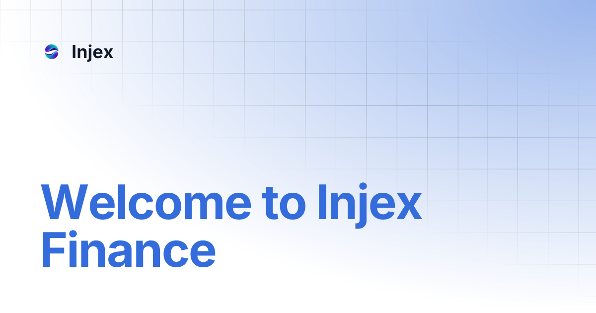 Welcome to Injex Finance | Injex